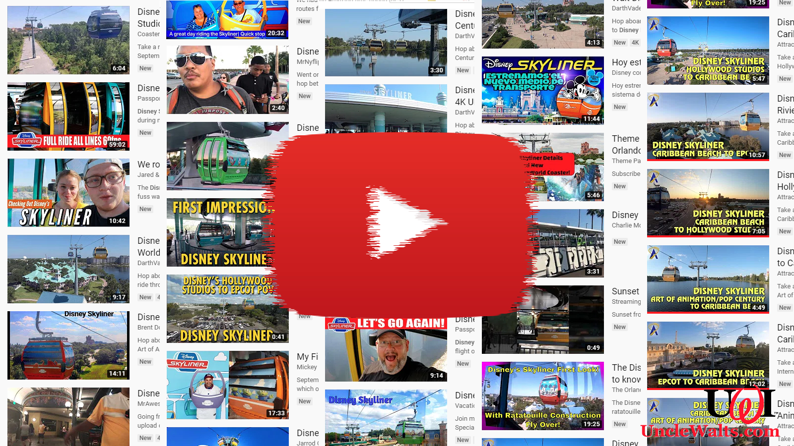 YouTube crashes, overwhelmed by Disney Skyliner videos - Uncle Walt's ...