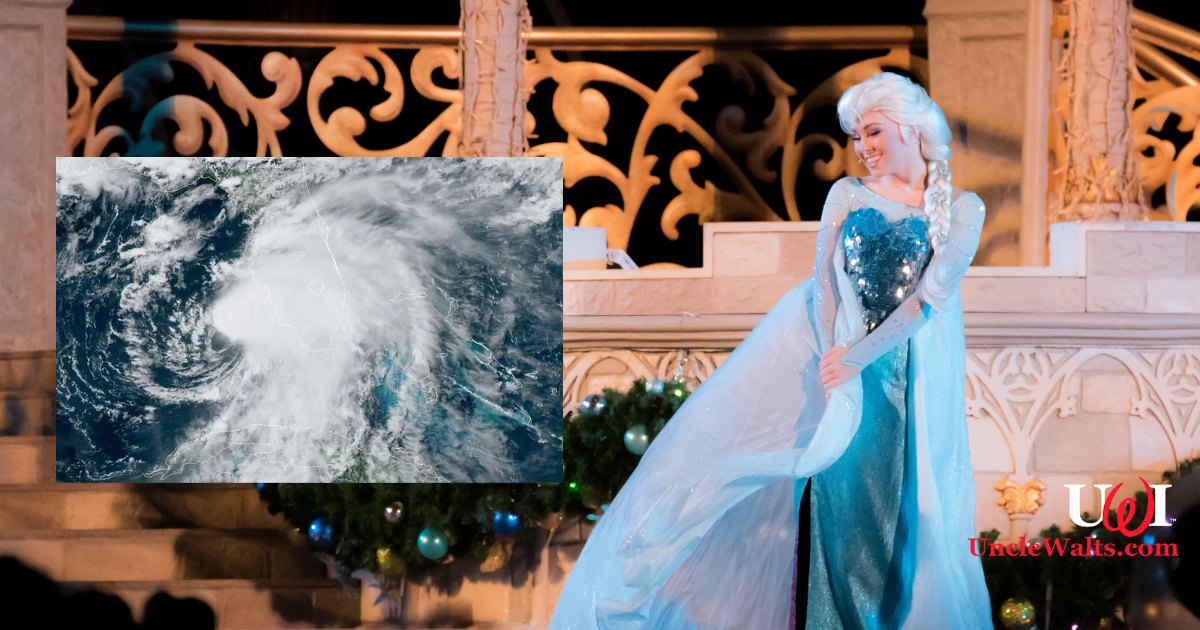 Elsa back at work after spending vacation as a hurricane - Uncle Walt's ...