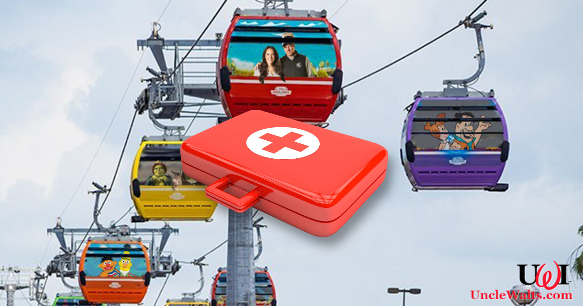 Disney Skyliner's new emergency kit: what's inside - Uncle Walt's Insider