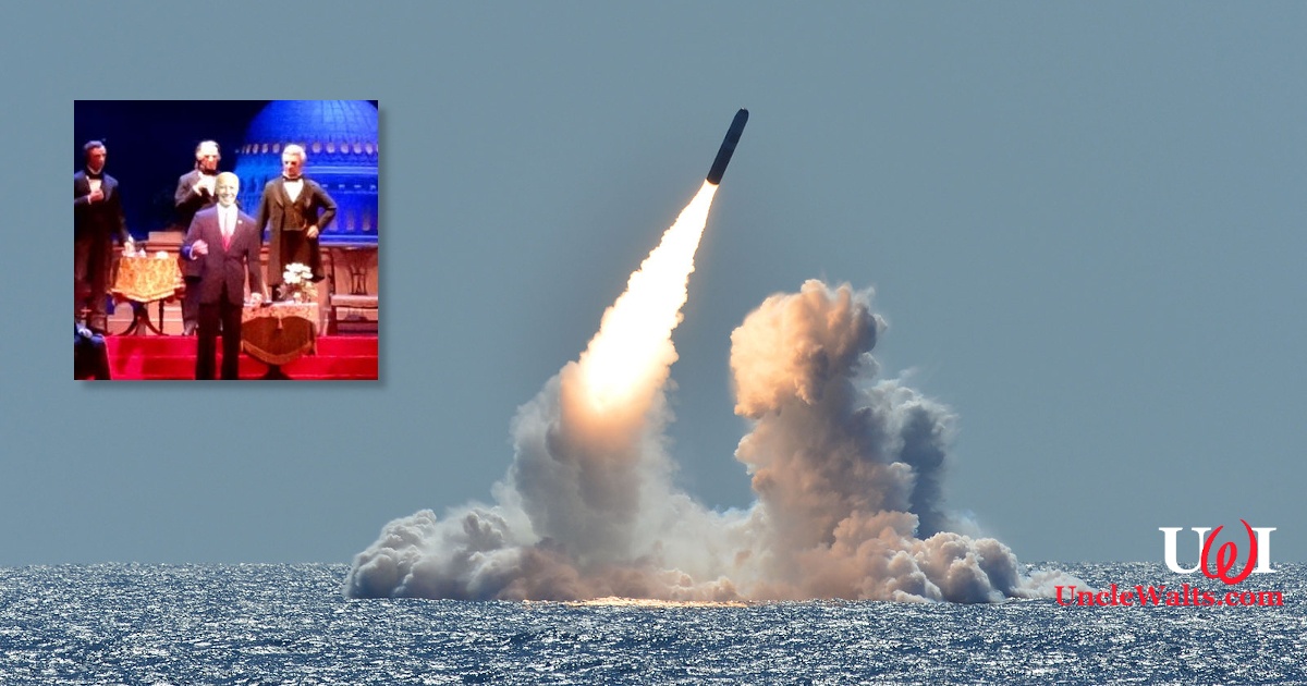 Accidental nuclear launch traced to Hall of Presidents - Uncle Walt's Insider